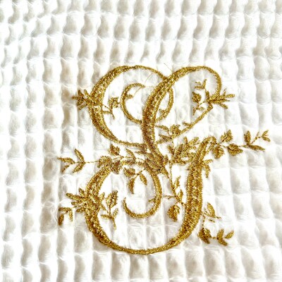 Machine Embroidery Design Capital Letter G Digitized Victorian Alphabet ...