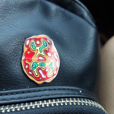 Brain Pin Enamel Brain Pin Enamel Pin Neuro Bloom - Etsy