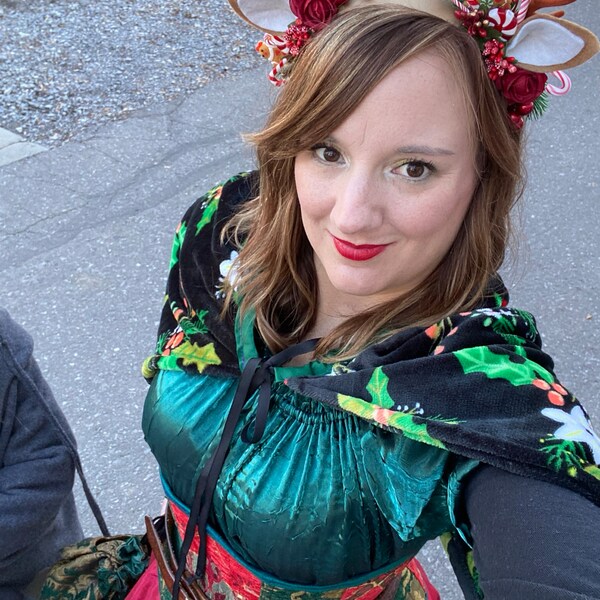 Candy Cane Rudolph Horns Deer Antler Headband for Adults and Kids ...