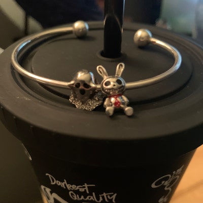 Charm Torque Bangle Bracelet 925 Sterling Silver Solid Screw End Open ...