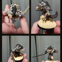 Wererat in Heavy Armor Resin Miniature Dungeons and Dragons 28mm,32mm ...