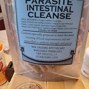 100-parasite Intestinal Cleansecolon Cleanse Super Flush All - Etsy