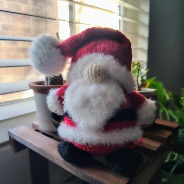 PDF Knitting Pattern Santa Gonk Xmas Gnome Toy Ornament & Chocolate ...