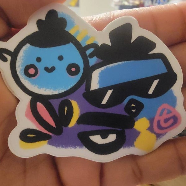 Xiao Fei and Dai Bo Anime Sticker - Etsy