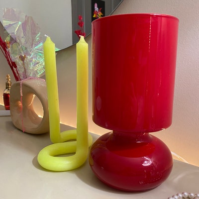 Vintage SLAMP Moon by Samuel Parker 90s in Yellow Retro Yellow Mood ...