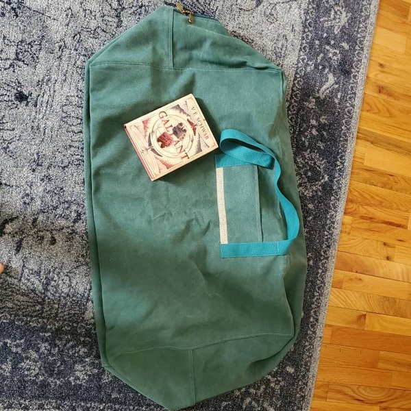 Handmade Heavy-duty Extra Large Real Canvas Storage Bag, Fabric Tote ...