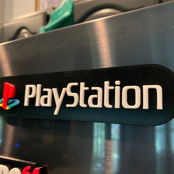 Sony Playstation 3D Fridge Magnet/shelf Display - Retro Video Games PS1 ...