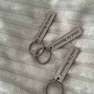 Personalised Keyring Personalized Keychain Engraved Key Ring Engraved ...