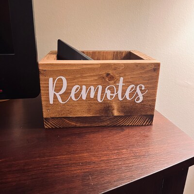 Remote Box Remote Control Box Remote Storage Home Organization - Etsy