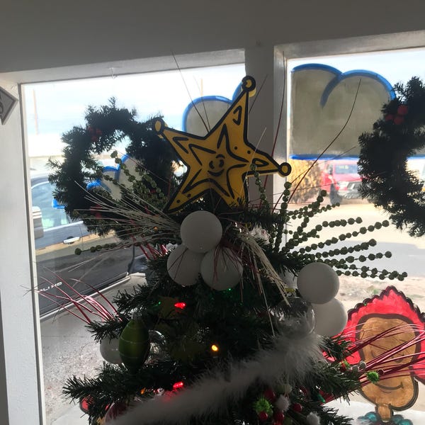 3D Printed Grinch Star Christmas Tree Topper - the Original - Etsy