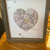 Pittsburgh Heart Sign, Heart Map Sign, Pittsburgh PA Sign, Pittsburgh ...
