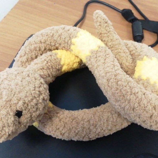 Long Snake, Plush Toy Soft Snake, Multi Color Plush Toy Trend, Knitted ...