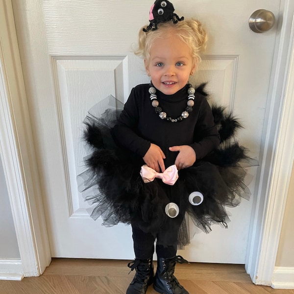 Spider Tutu Skirt, Itsy Bitsy Spider Inspired Skirt, Spider Costume ...