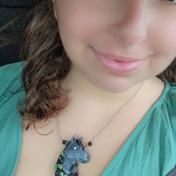 White Fox Necklace, Kitsune Fox Jewelry, Nine-tailed Fox Charm, Kitsune ...