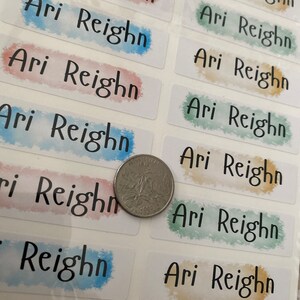 72 Skinny School Supply Labels Dishwasher Safe Waterproof Labels ...