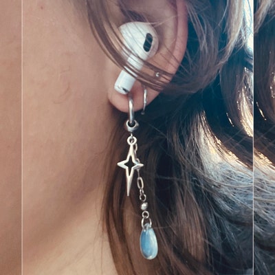 Serpent Earrings Hypoallergenic Grunge Whismigoth Punk Fairy Alt Star ...