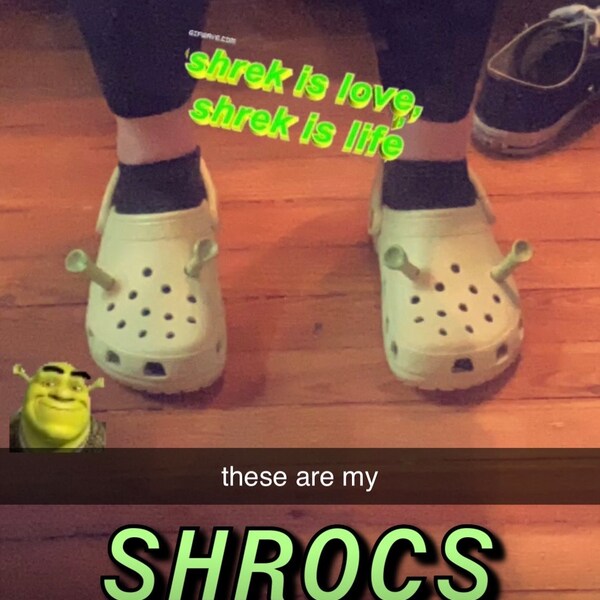 Shrek Inspired Croc Ears - Etsy