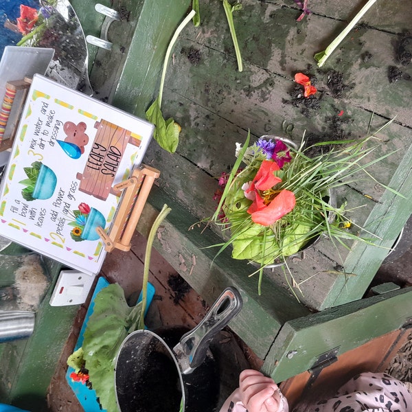 Mud Kitchen Bundle, Preschool Printable, Home School, Montessori ...