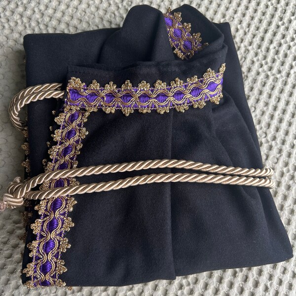 Formal One Shoulder Cape Wedding Musketeers Cape Wool Blend Many ...