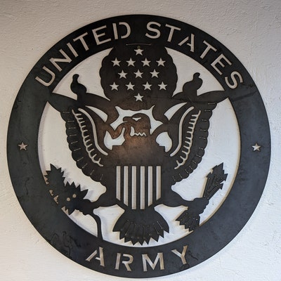 Army Emblem DXF and SVG File for Plasma or Laser Cutting - Etsy