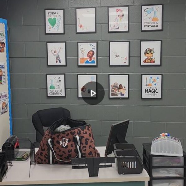 PHYSICS Gallery Wall - Classroom Decor, High School Physics, Physics ...