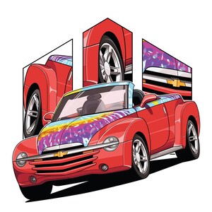 Digital Car Illustration, Custom Car Poster, Car Portrait, Car Art ...