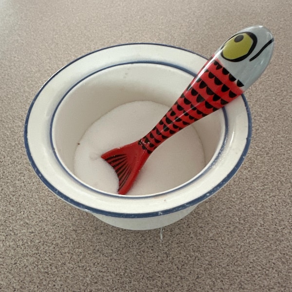 Ceramic Fish Spoons - Set of 4 | Quirky Seaside Teaspoons | Handmade ...