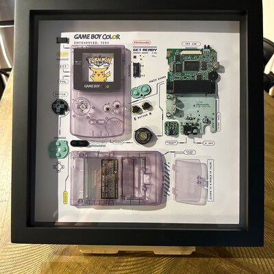 Framed Nintendo Game Boy Pocket Disassembled Game Console Wall Art ...