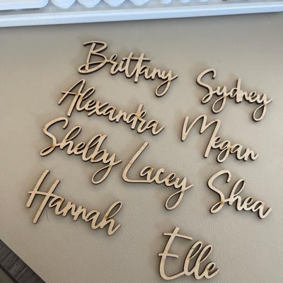 Passover Name Tags, Wood Star of David Place Tag, Rosh Hashanah ...