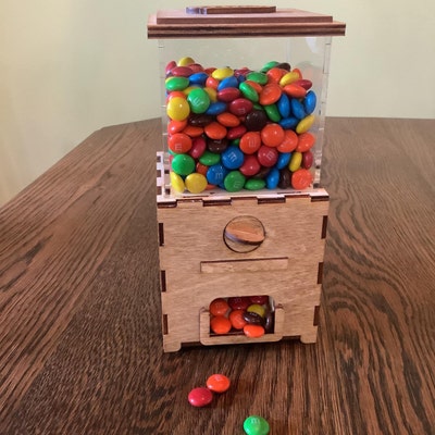 Candy Dispenser SVG File Candy Machine Laser Cut File wood and Acrylic ...