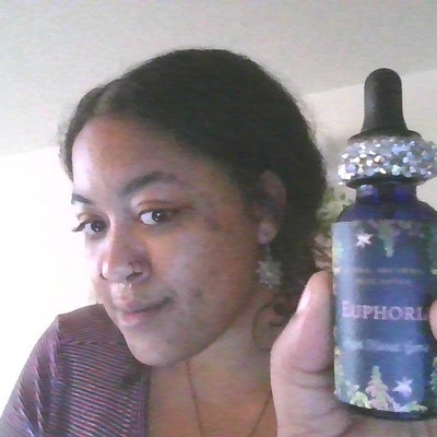 Long Double Abalone Large Crystal Rhinestone Shell and Stone Drop ...