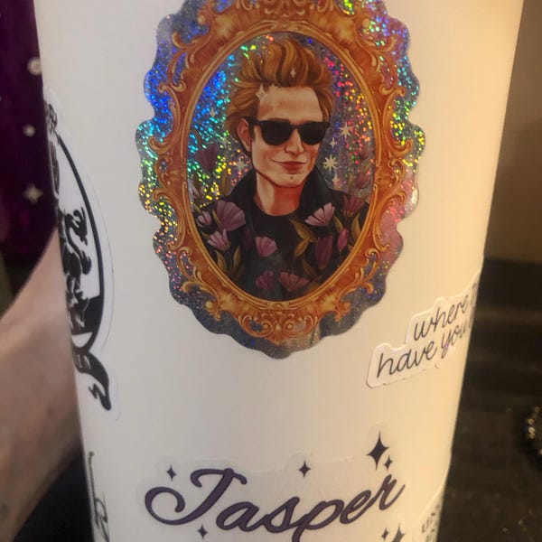 Sparkly Edward Cullen Twilight Glitter Sticker - Etsy