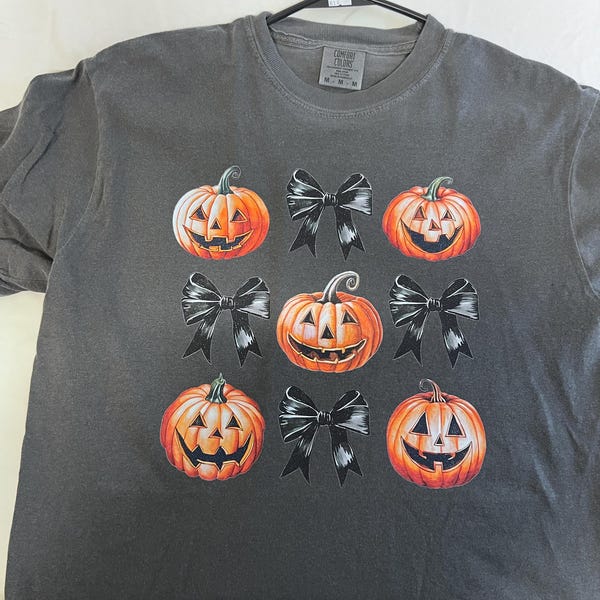 Halloween Floral Ghost DTF TRANSFER Ready to Press Direct to Film Cold ...