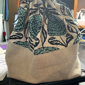 PATTERN, Drawstring Bag, Knitting Bag, PDF Sewing Pattern, Project Bag ...