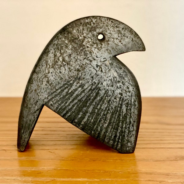 Ceramic Sculpture "raven", a Figure of a Raven, a Collection of Crows ...