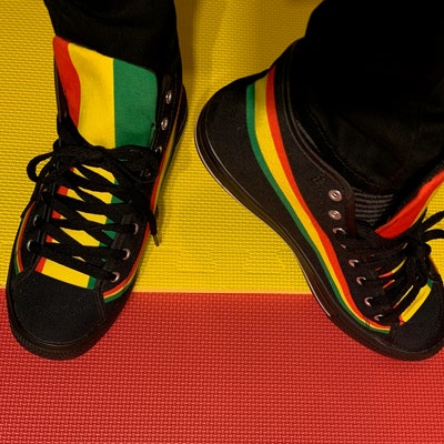 Green Yellow Red Polo, Rasta, Reggae,jamaica, Caribbean - Etsy