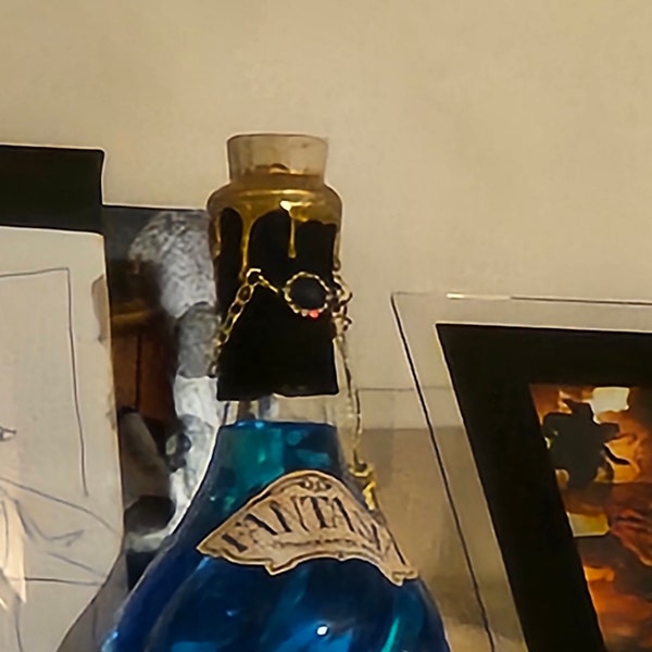 FINAL FANTASY Inspired FANTASIA Potion Bottle With Magical Swirling ...