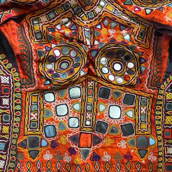 Colombian Mola Vintage Applique Cloth Pouch Textile Art From South ...