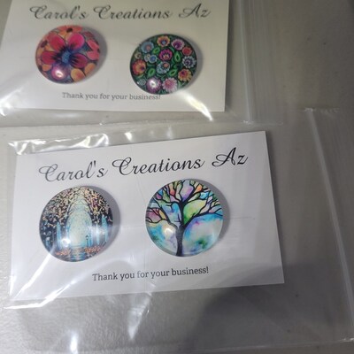 Glass Cover Minder / Flower Cover Minder / Cover Minders / Diamond ...