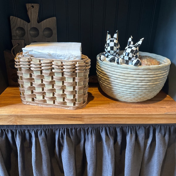 Handmade Double Pie Carrier Basket - Etsy