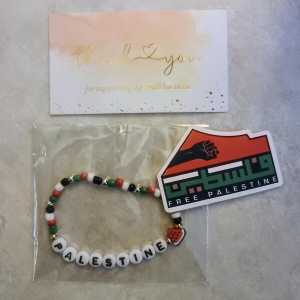 Congo Beaded Bracelet, Congo Friendship Bracelet, Solidarity Bracelet ...