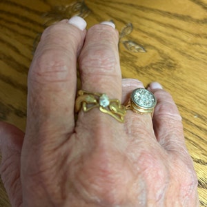 Antique Falcon Brooch of 18k Gold - Etsy