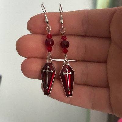 Interview With the Vampire Inspired Black Coffin With Crystals Y ...