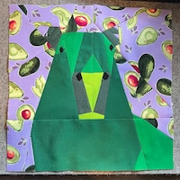 Rabbit Foundation Paper Piecing Block, FPP Quilting Sewing Pattern ...