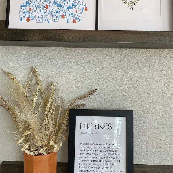 Discover the Meaning of Malakas - Unique Greek Art Print. Add Some ...