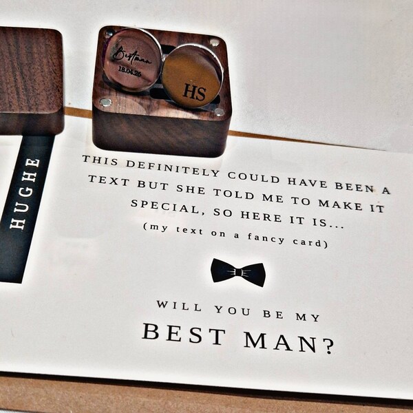 Will You Be My Groomsman Proposal Card - Wedding Party Proposal Cards ...