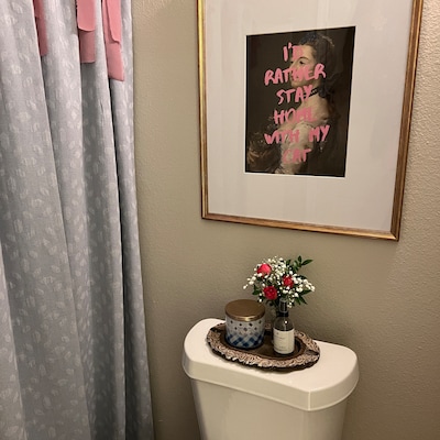 Hot Pink Welcome Home Chic Welcome Home Sign, Pink Entryway Print, Hot ...