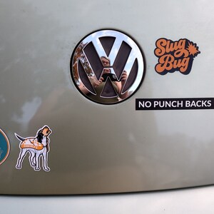 No Punch Backs Sticker Slug Bug Decal Water Bottle Stickers Laptop Sticker - Etsy