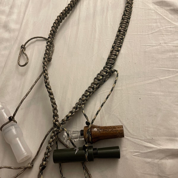 Assorted Hand Made Turkey / Deer / Duck / Predator Call Paracord ...