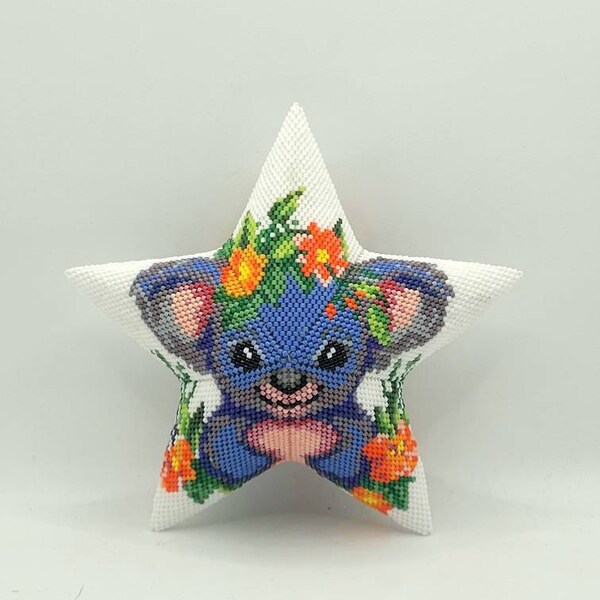 Holy Family 3D Peyote Star Pattern PDF Nativity Scene Beaded Star ...